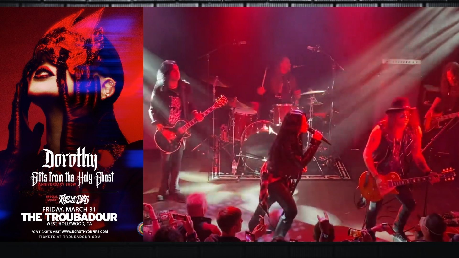 Slash Shreds with Rising Star Dorothy at Sold-Out Troubadour Show ...