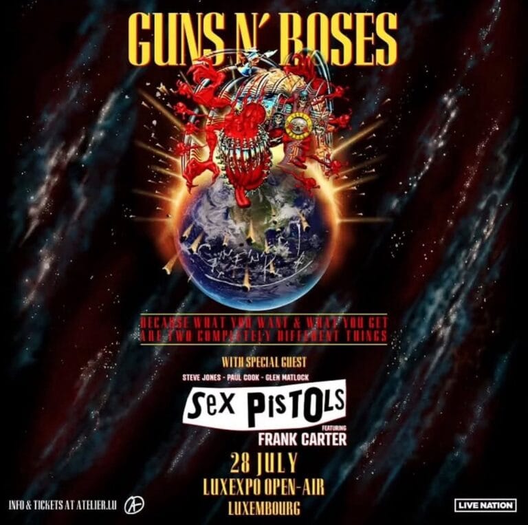 gnr live luxembourg 2025 - Junkyard Rock Stories